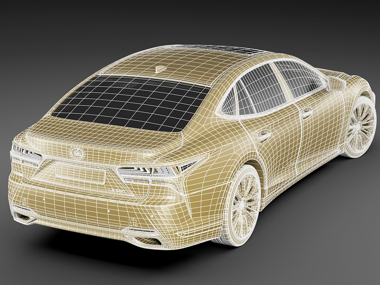 3d lexus ls500 ls model