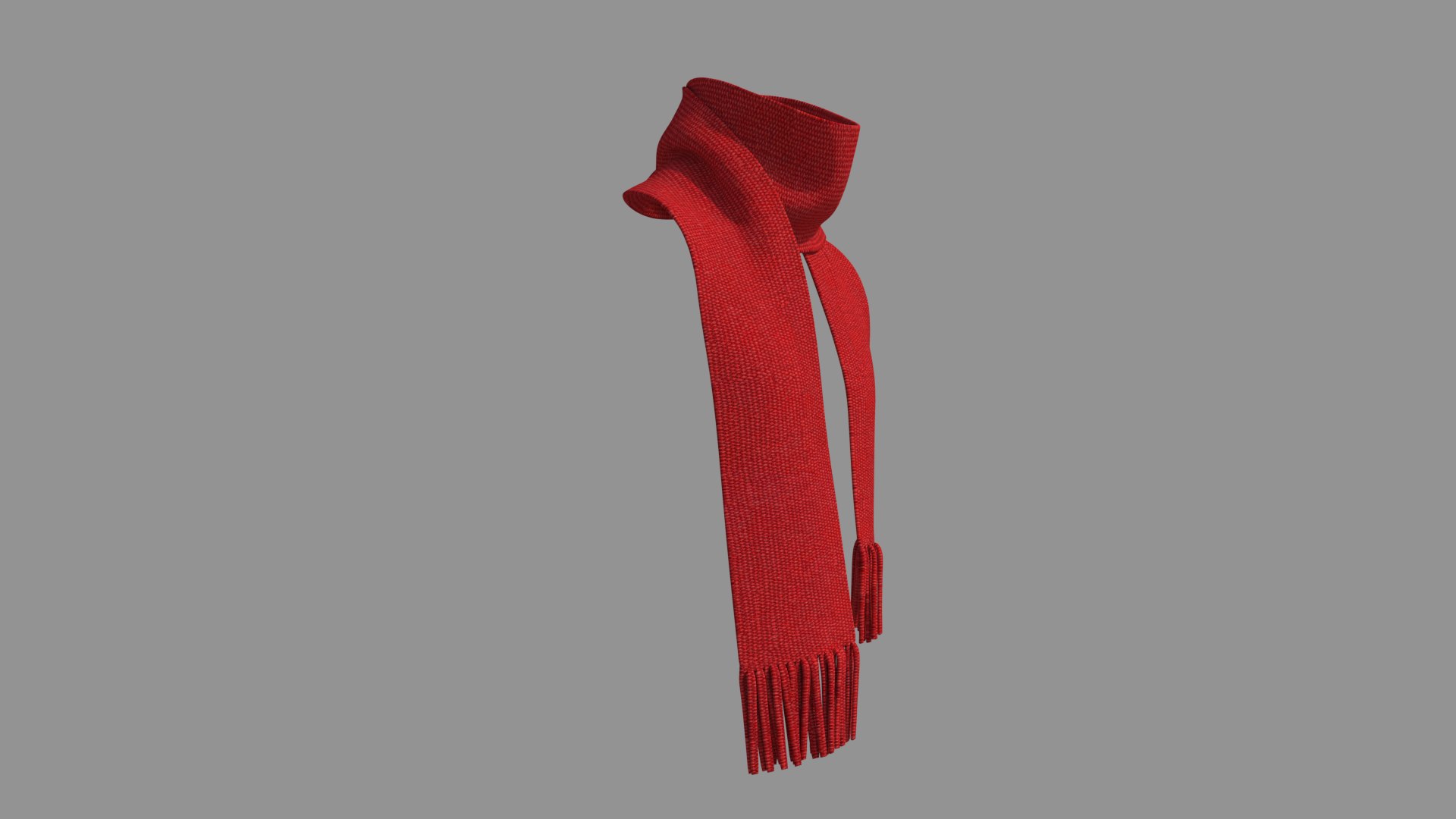 3D Scarf - High Neck Collar - TurboSquid 1977784