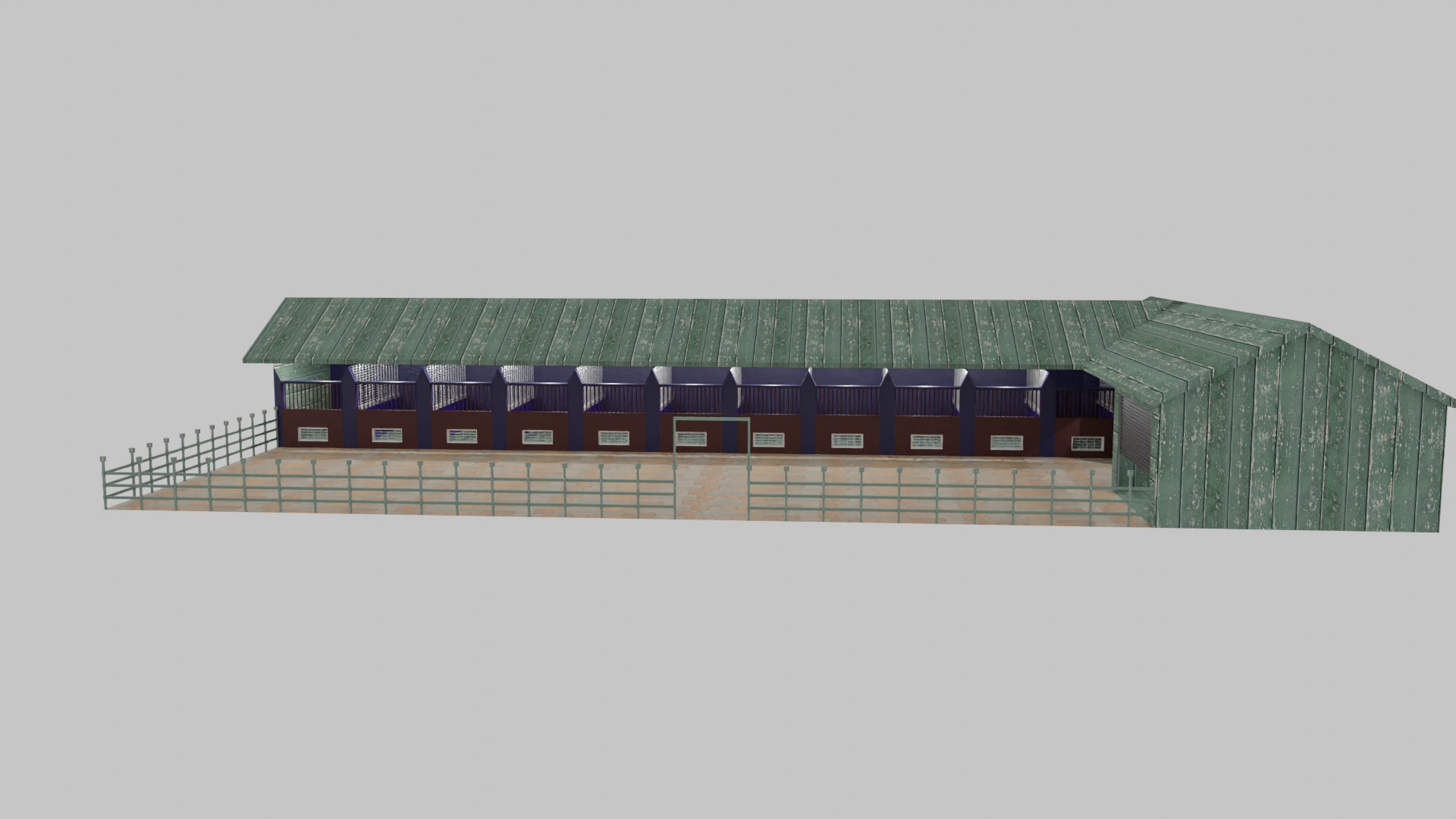 3D Horse Stable Model - TurboSquid 2159142