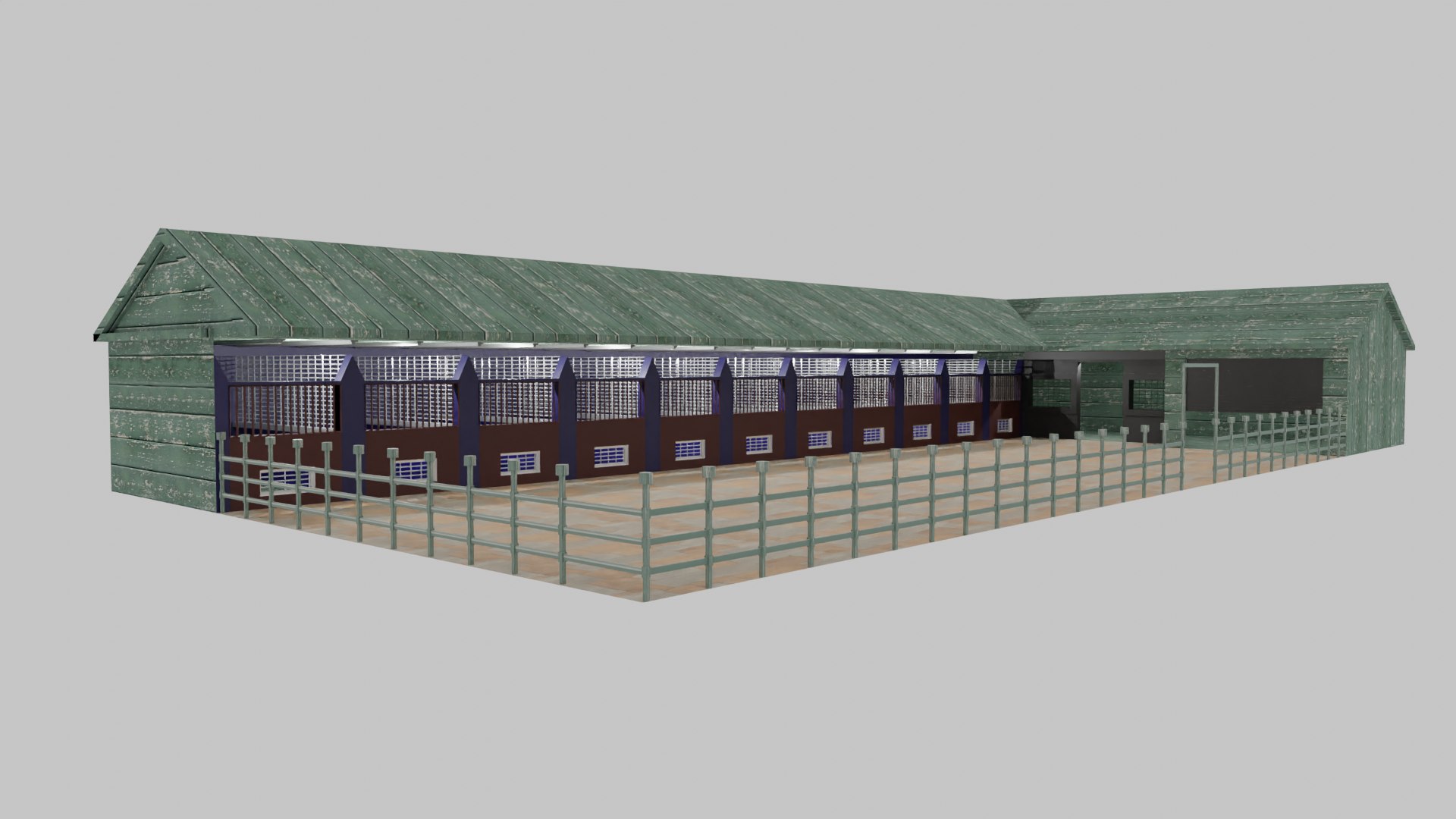 3D Horse Stable Model - TurboSquid 2159142