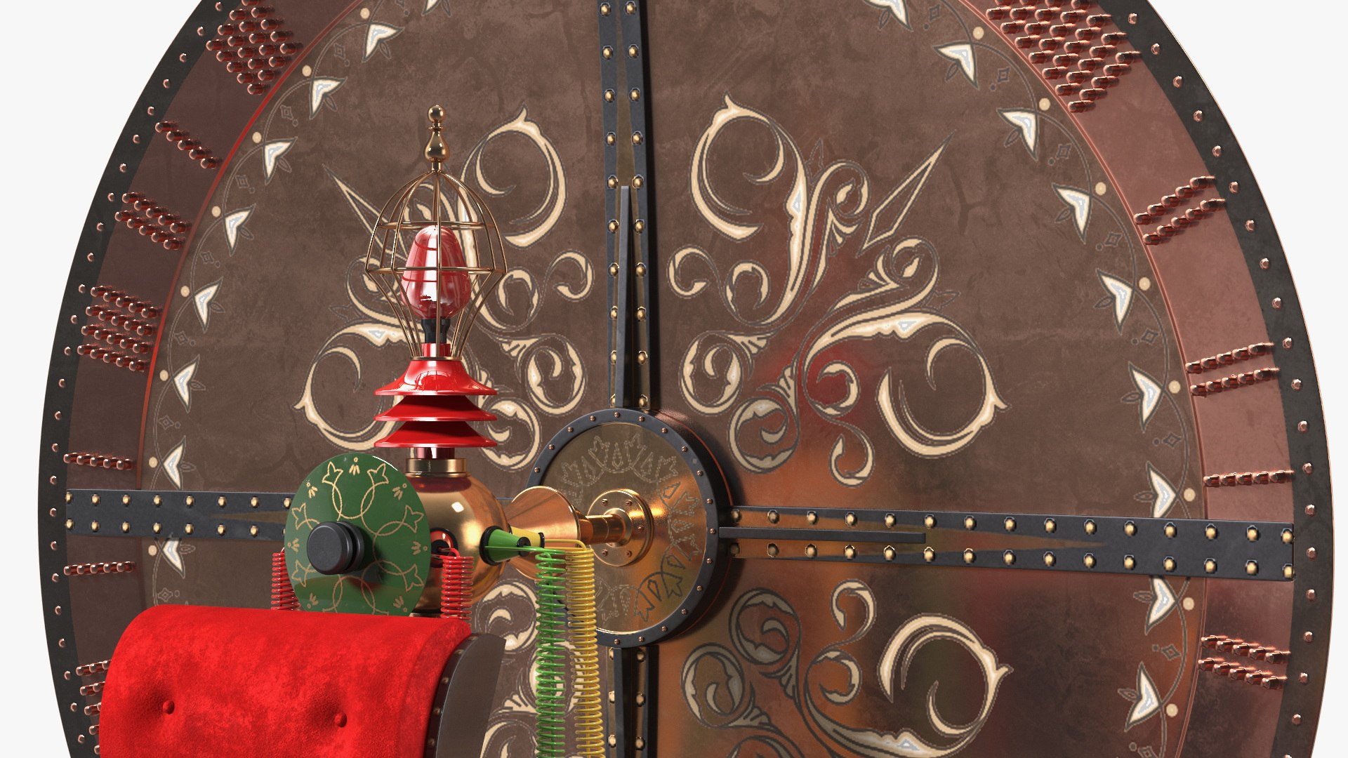 Retro Time Machine By Herbert Wells Rigged For Maya 3D Model ...