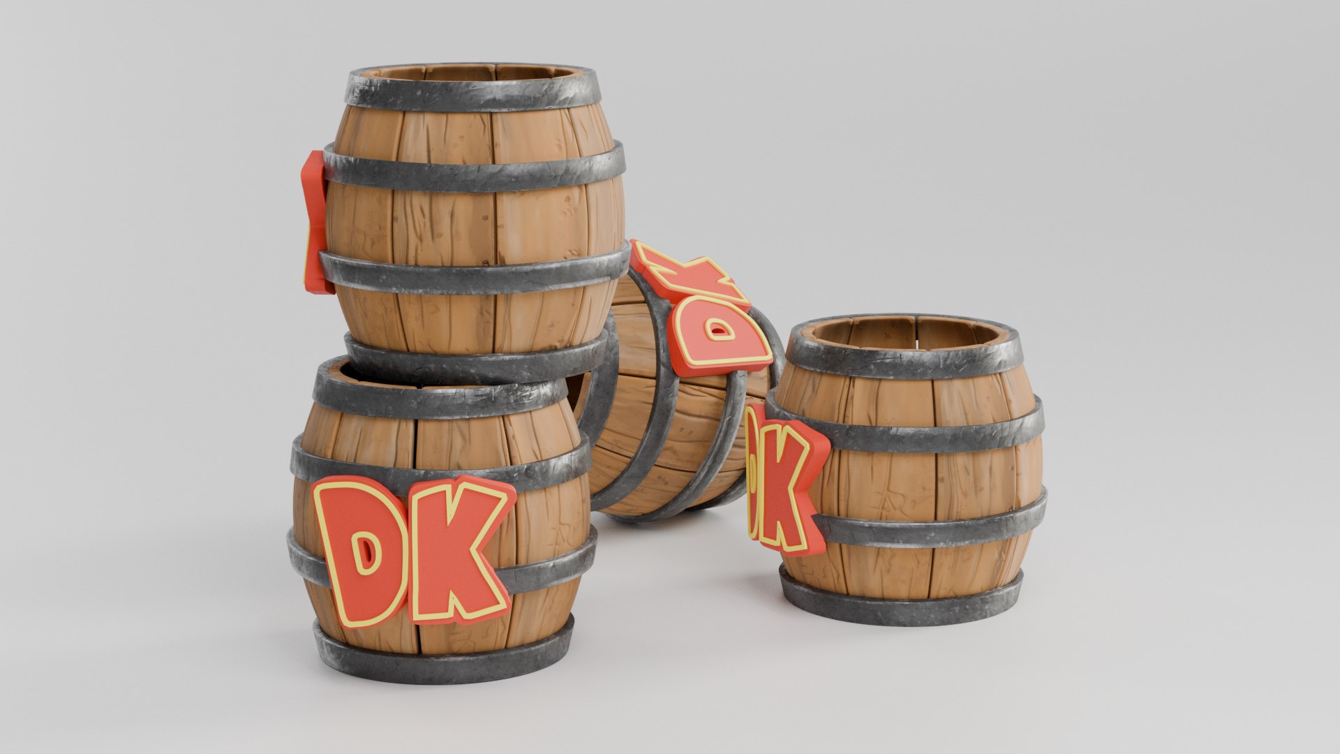 3D Model Dk Barrel - TurboSquid 2312662