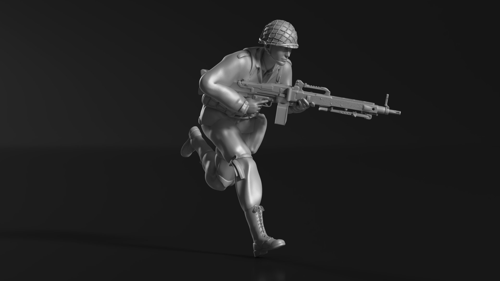 WWII Soldier Set 10 3D model - TurboSquid 2148919