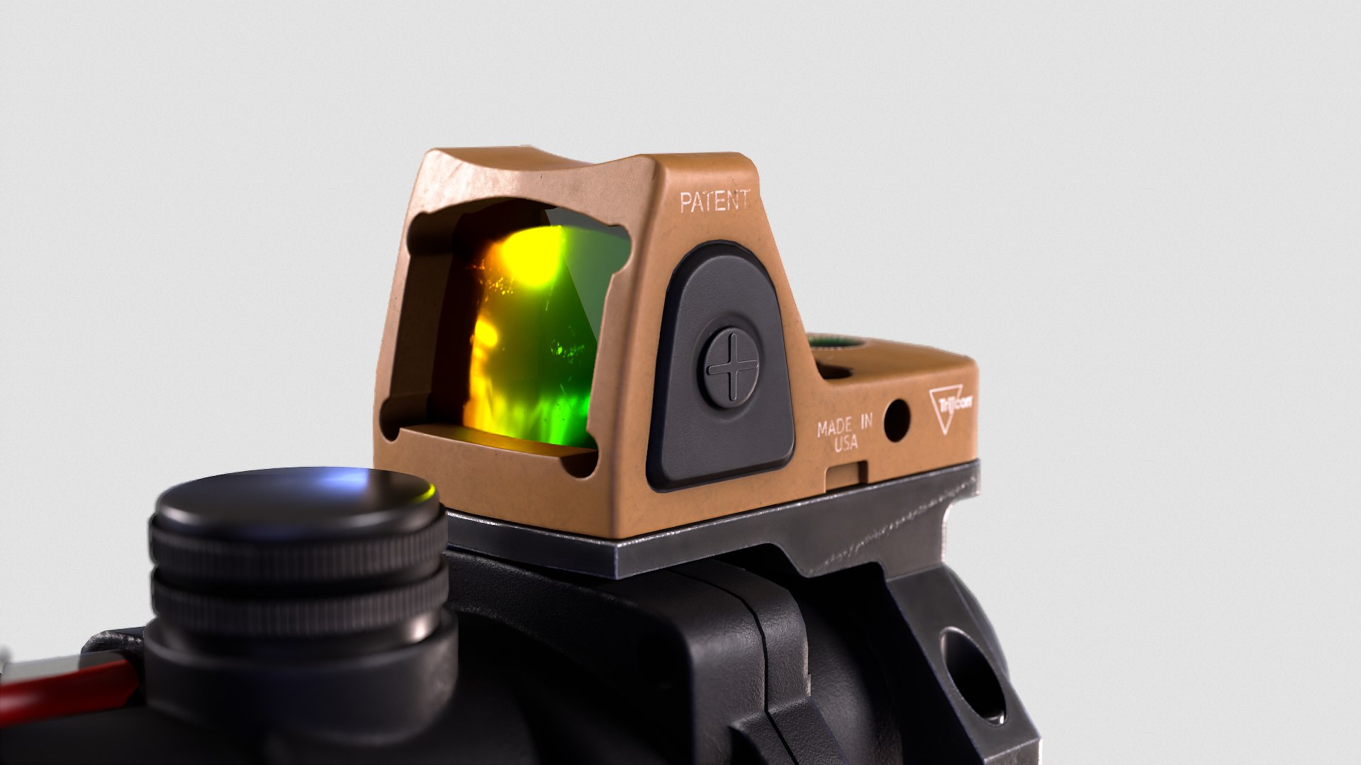 3D ACOG Sight Model - TurboSquid 2117373