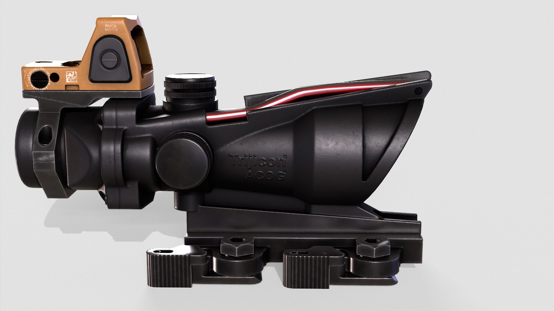 3D ACOG Sight Model - TurboSquid 2117373