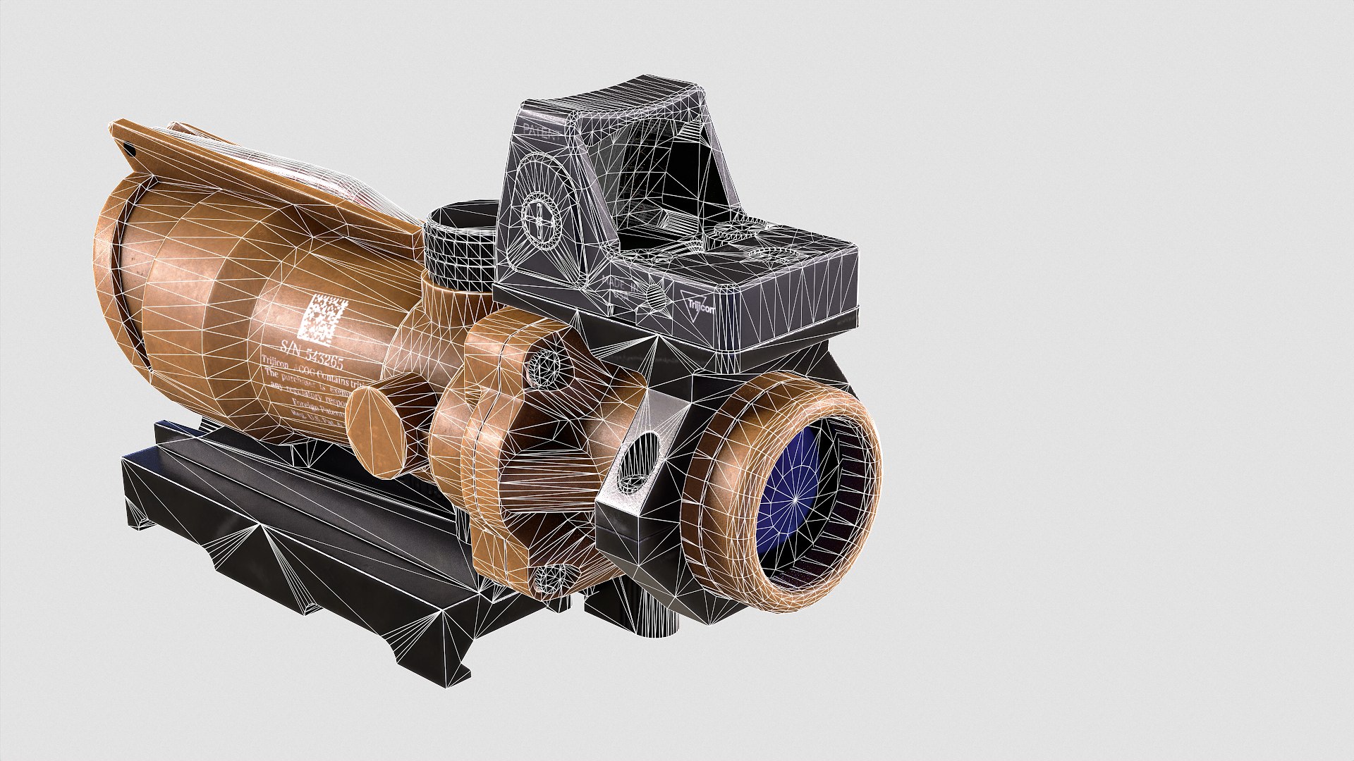 3D ACOG Sight Model - TurboSquid 2117373