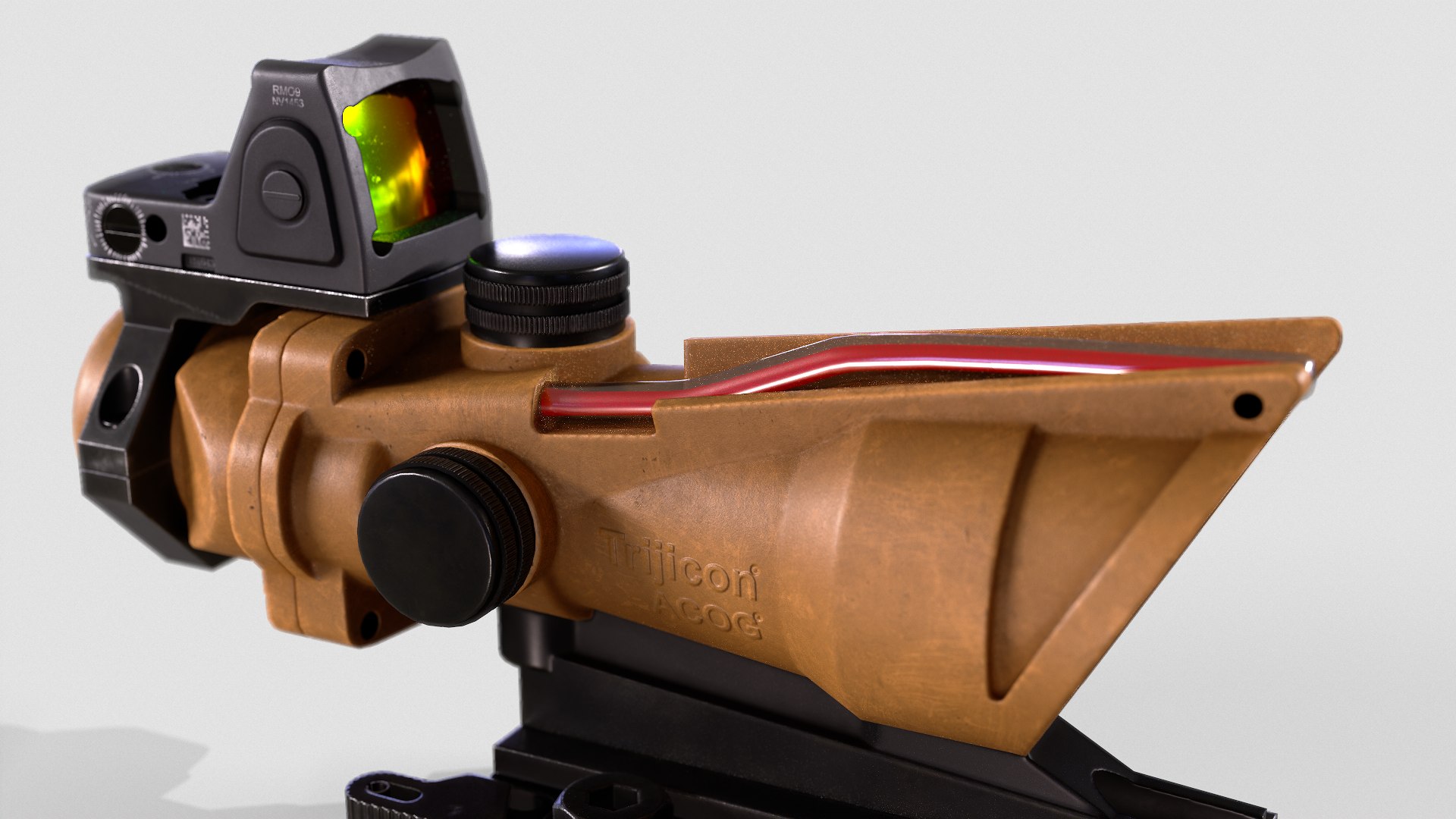 3D ACOG Sight Model - TurboSquid 2117373