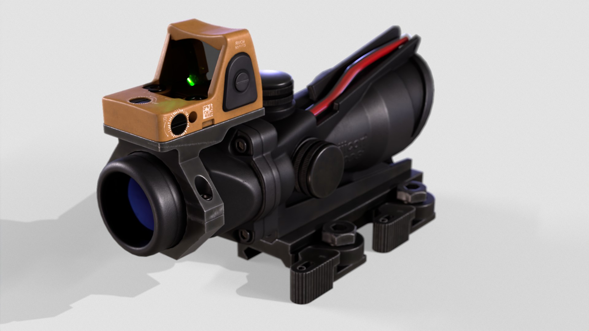3D ACOG Sight Model - TurboSquid 2117373