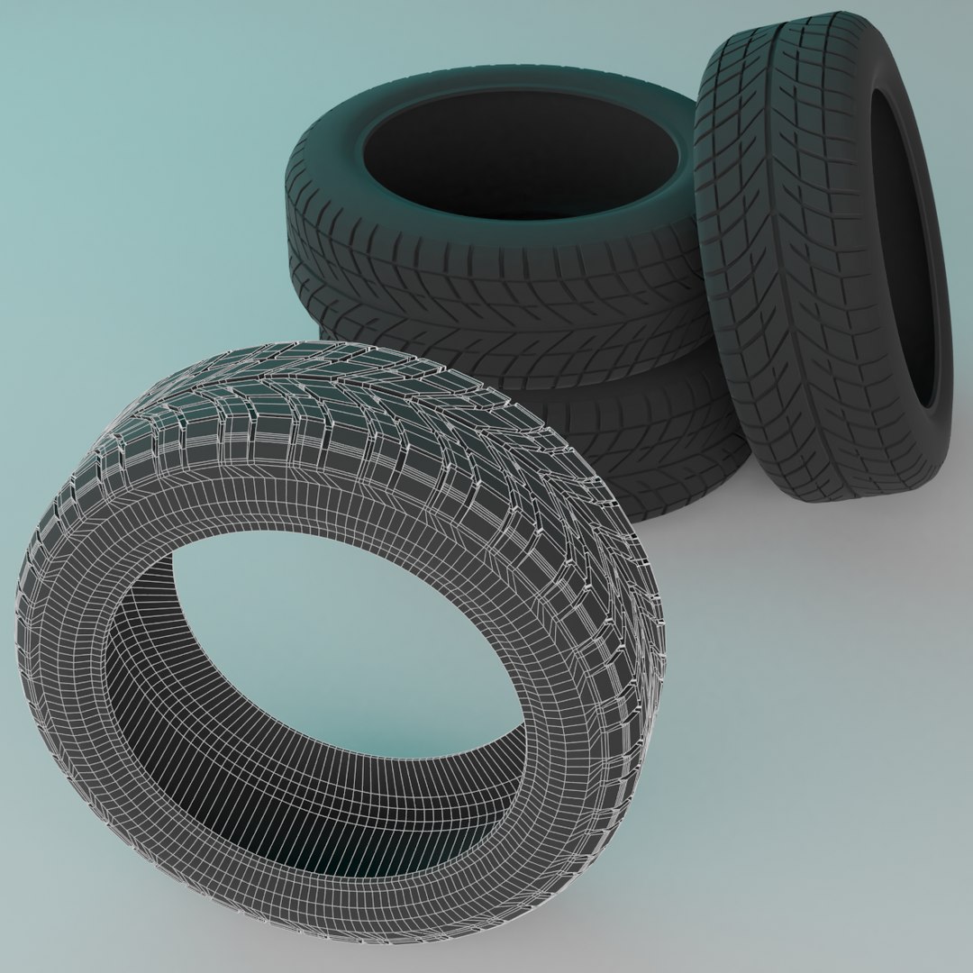 Car tire 3D model - TurboSquid 1657947