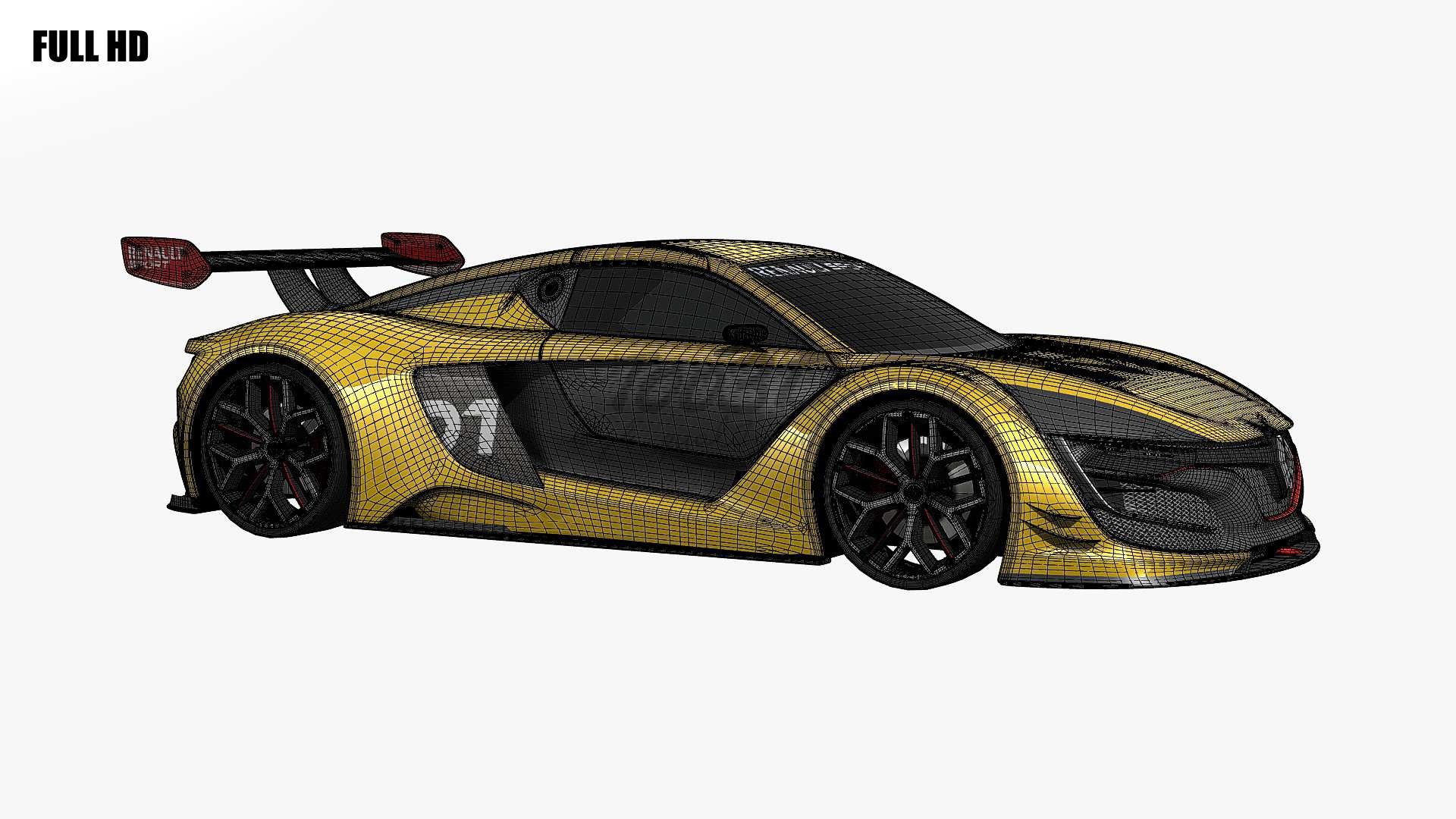 Renault Rs01 Race 3d Model