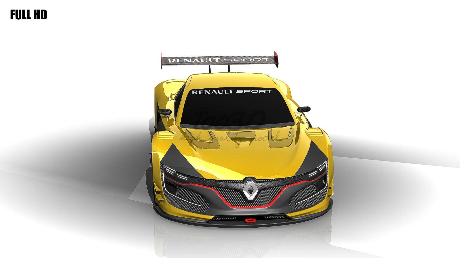 Renault Rs01 Race 3d Model