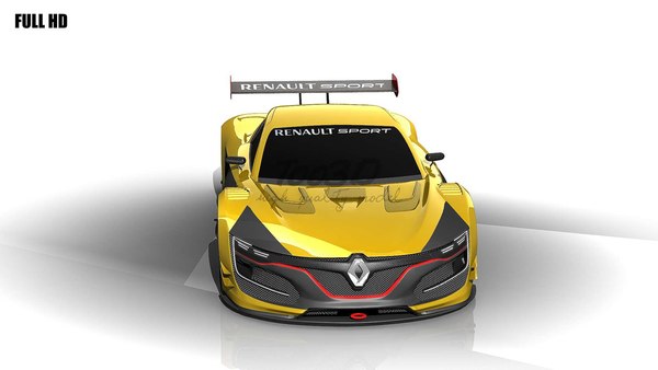 renault rs01 race 3d model
