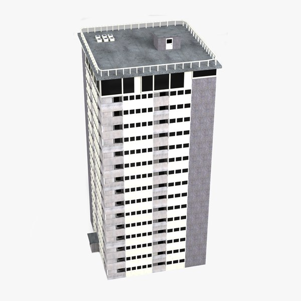 3D Block of Flats 1 - TurboSquid 1798420