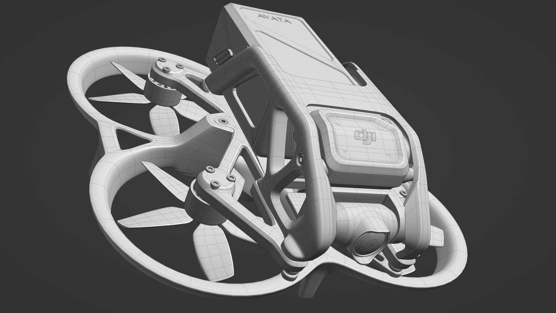 3D FPV Drone DJI Avata model - TurboSquid 1953215