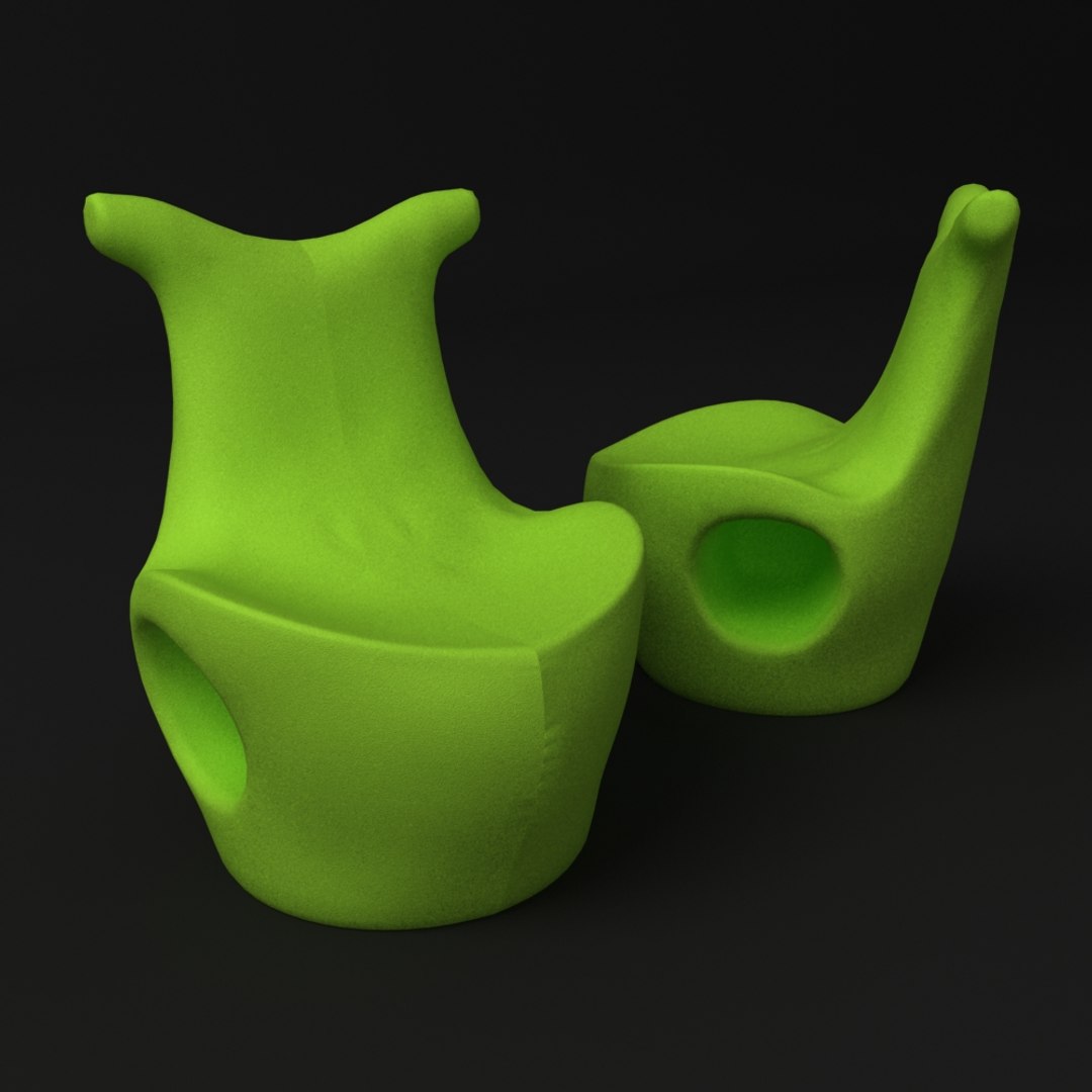 3d Model Helix Chair