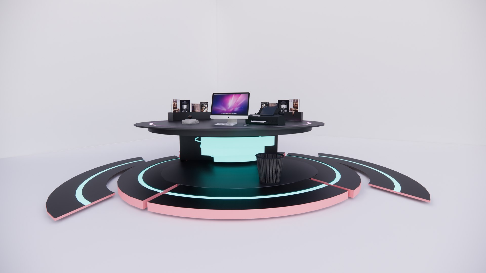 3D Model INFORMATION DESK - TurboSquid 1841670