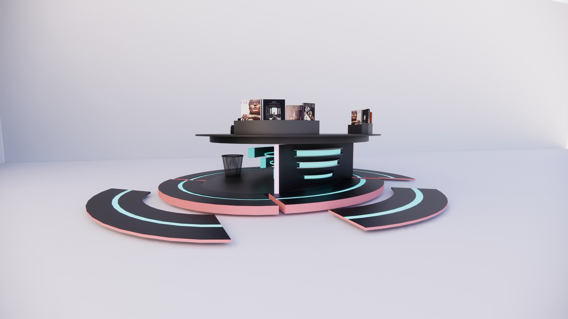 3D Model INFORMATION DESK - TurboSquid 1841670