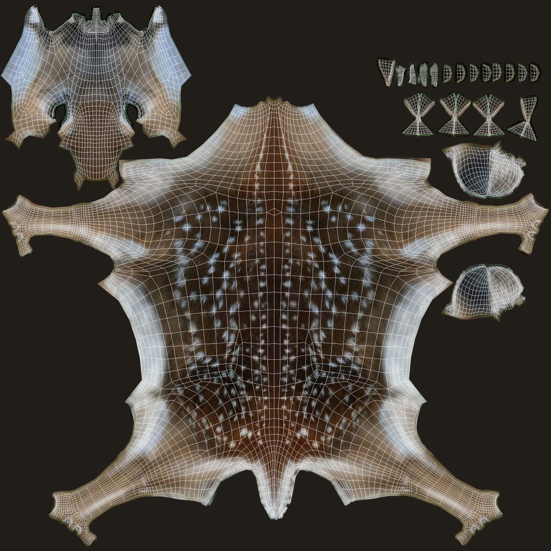 Fawn Baby Deer Fur 3d Model