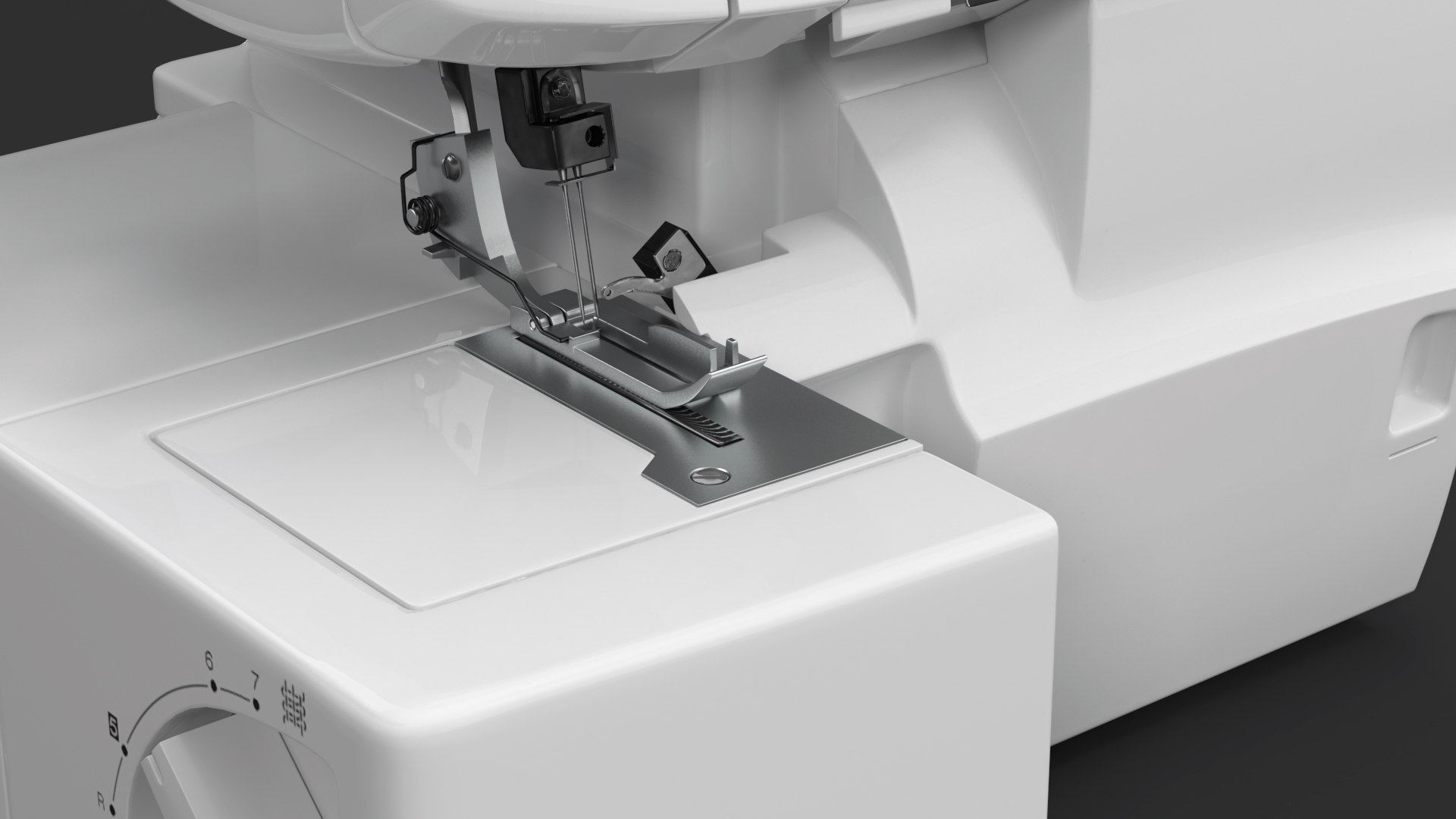 Compact Serger Overlock Machine With Thread Spools Model - TurboSquid ...