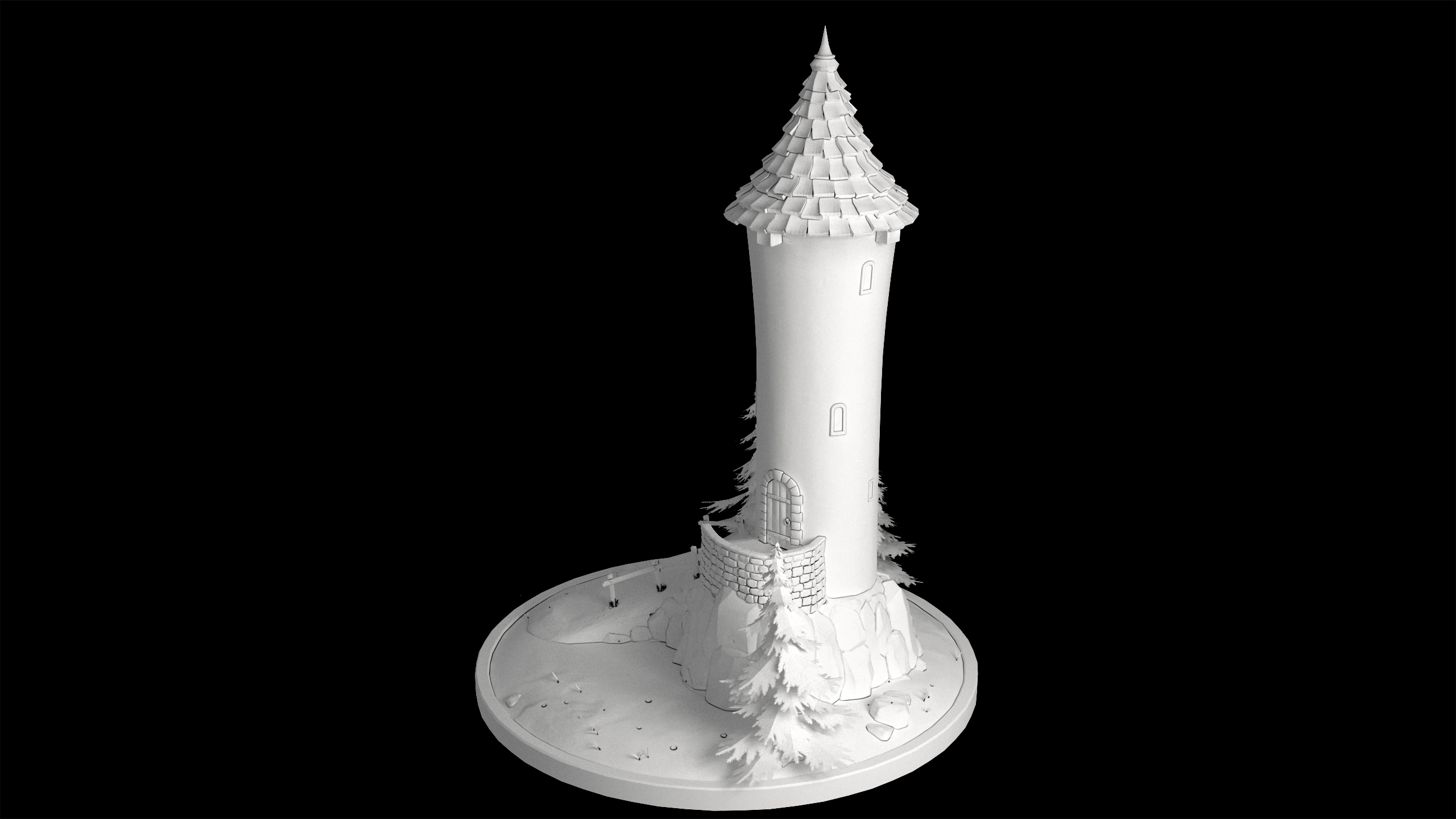 3D model Stylized Tower - TurboSquid 1765129