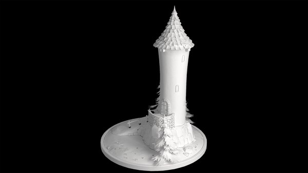 3D model Stylized Tower - TurboSquid 1765129
