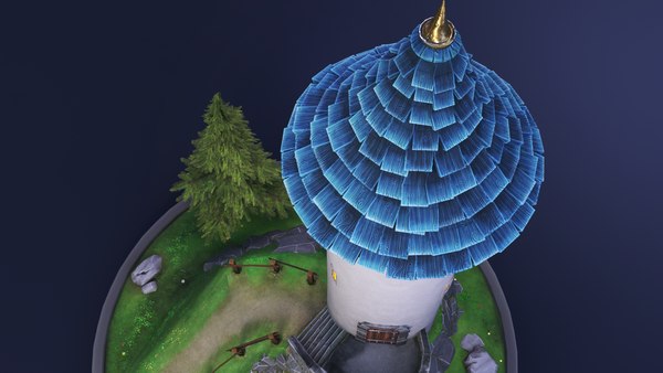 3D model Stylized Tower - TurboSquid 1765129