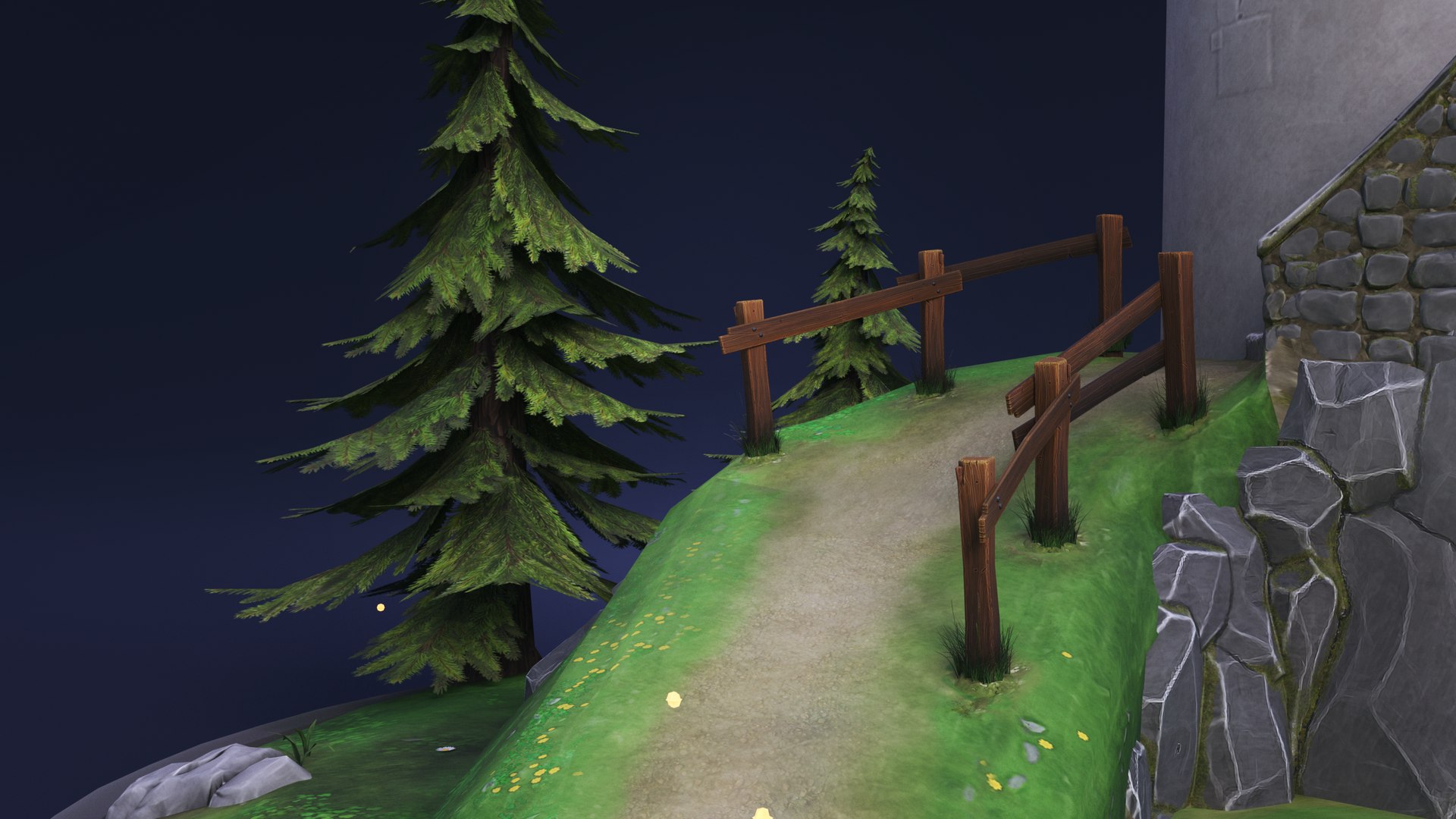 3D Model Stylized Tower - TurboSquid 1765129