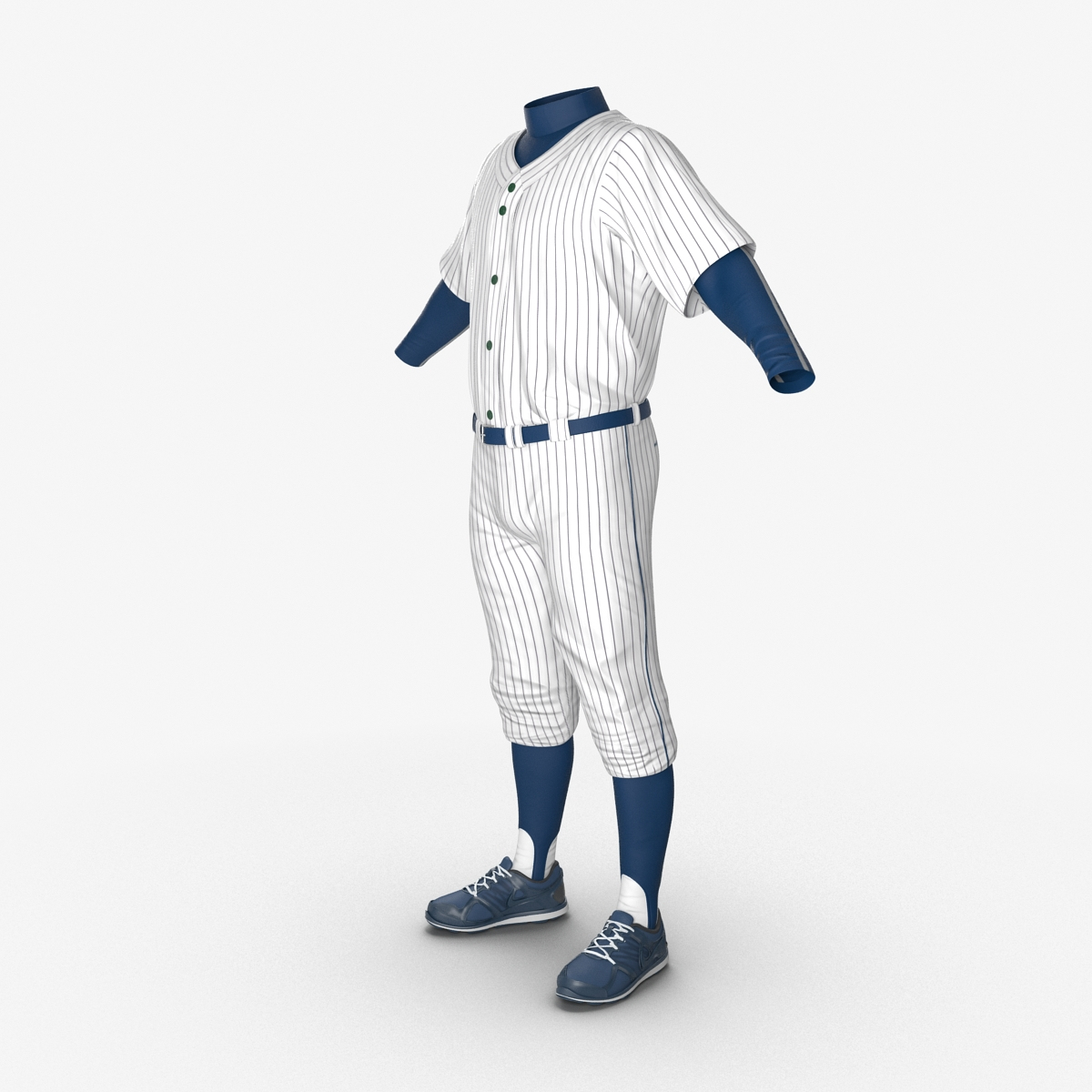 baseball player outfit generic 3d c4d