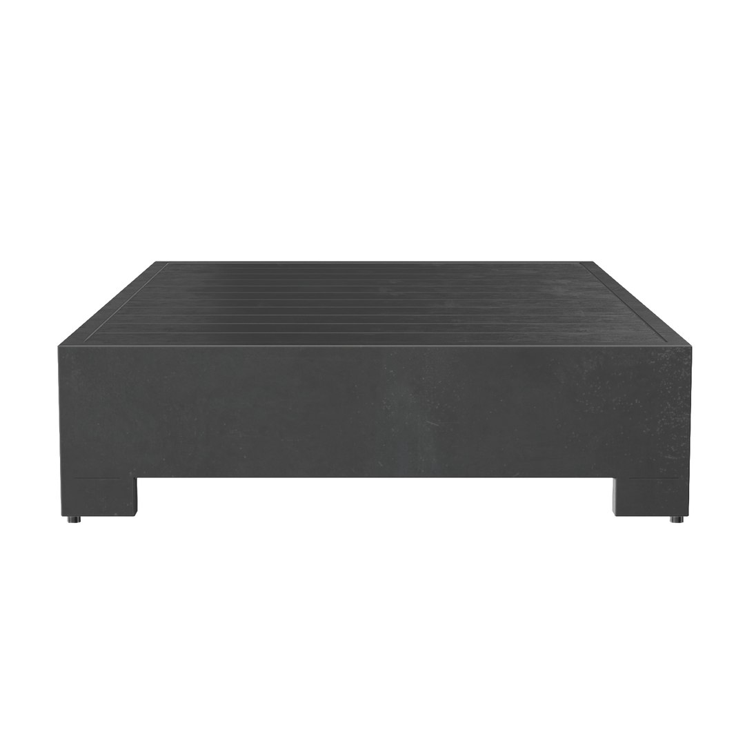 3D Model Belvedere Aluminum Rectangular Coffee Table - TurboSquid 2058463