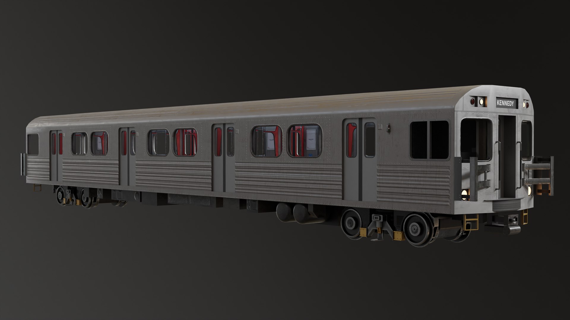3D Model Generic Subway Train - TurboSquid 1992261