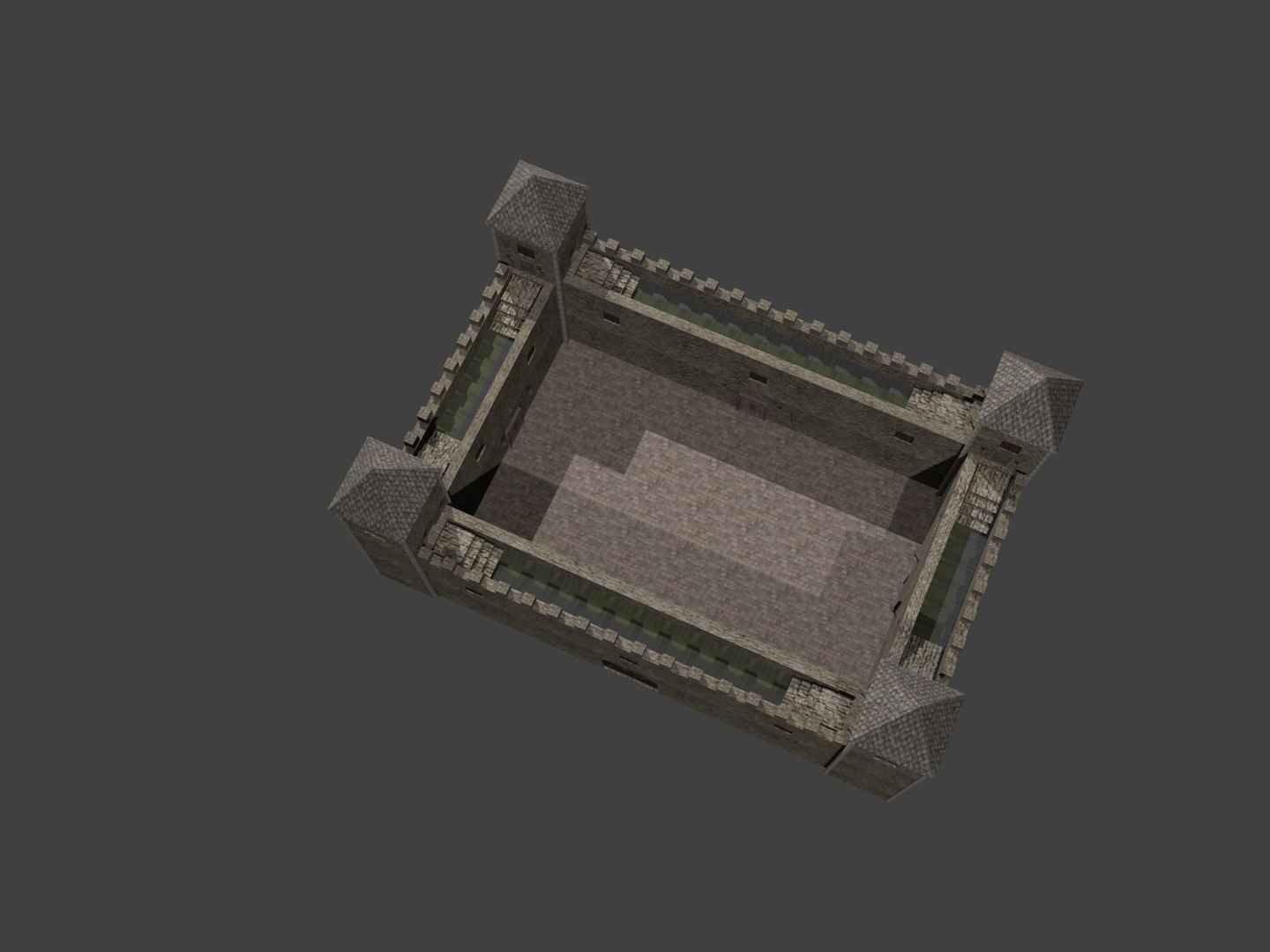 3d Model Fortress Fort