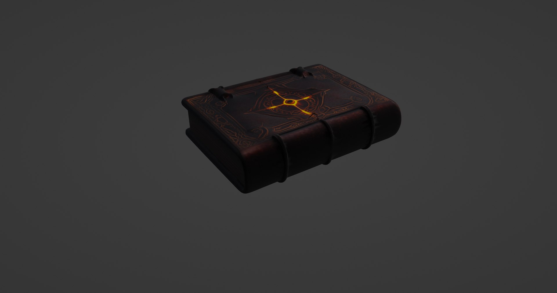 3D Ornate Magical Spellbook With Glowing Runes - TurboSquid 2342024
