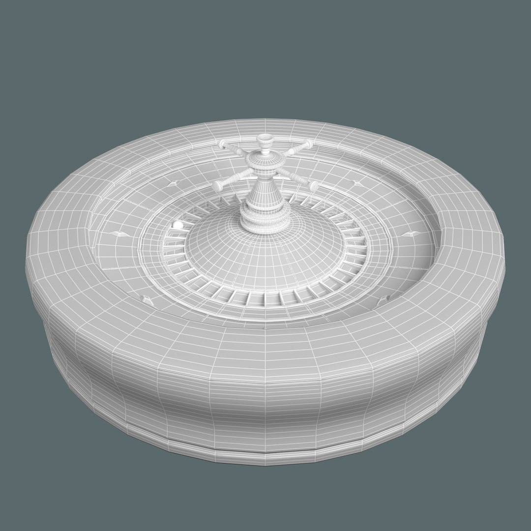 3d Model American Roulette Wheel