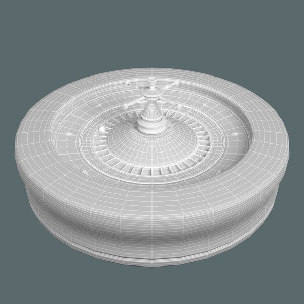 3d model american roulette wheel