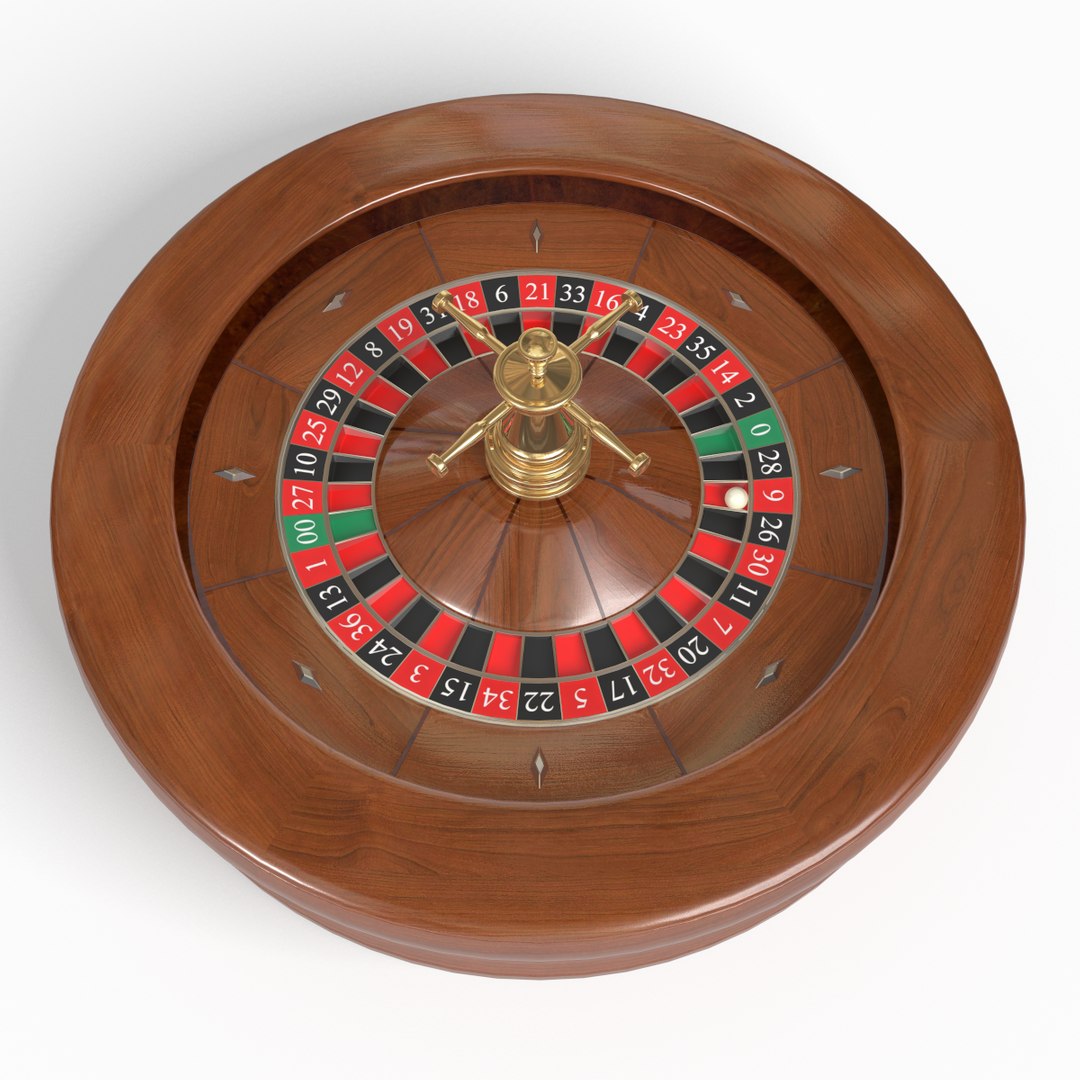 3d Model American Roulette Wheel