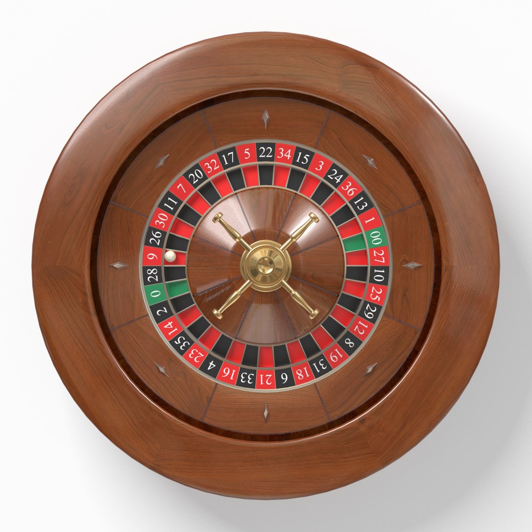 3d Model American Roulette Wheel