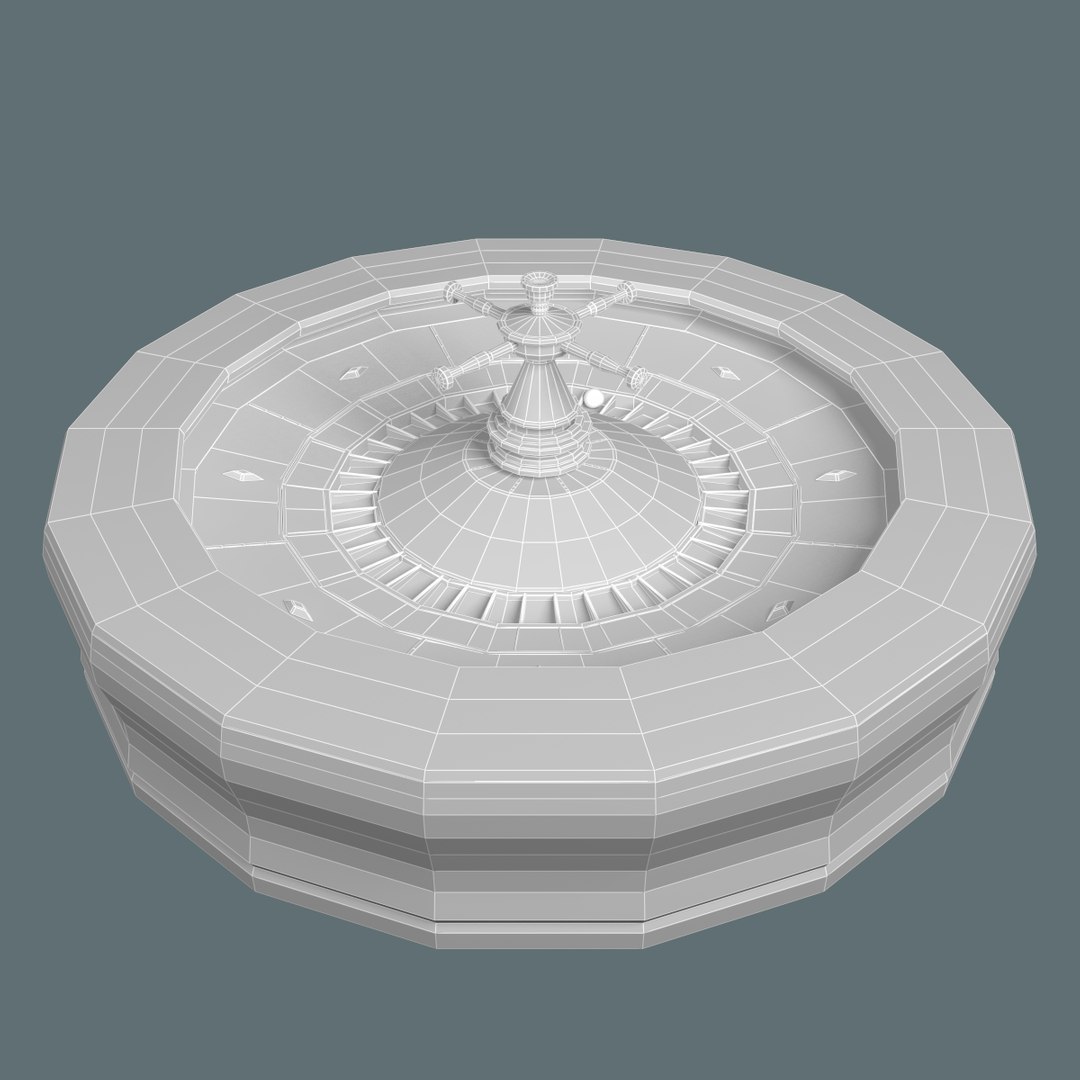 3d Model American Roulette Wheel