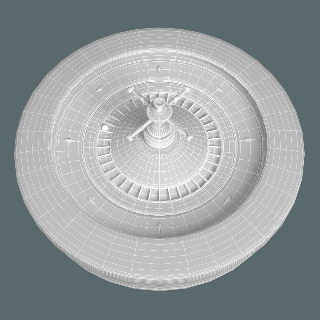 3d Model American Roulette Wheel