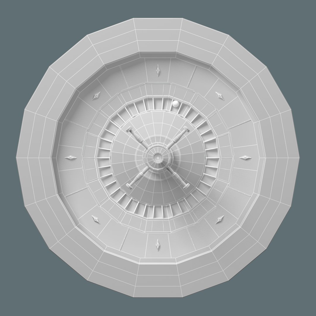 3d Model American Roulette Wheel