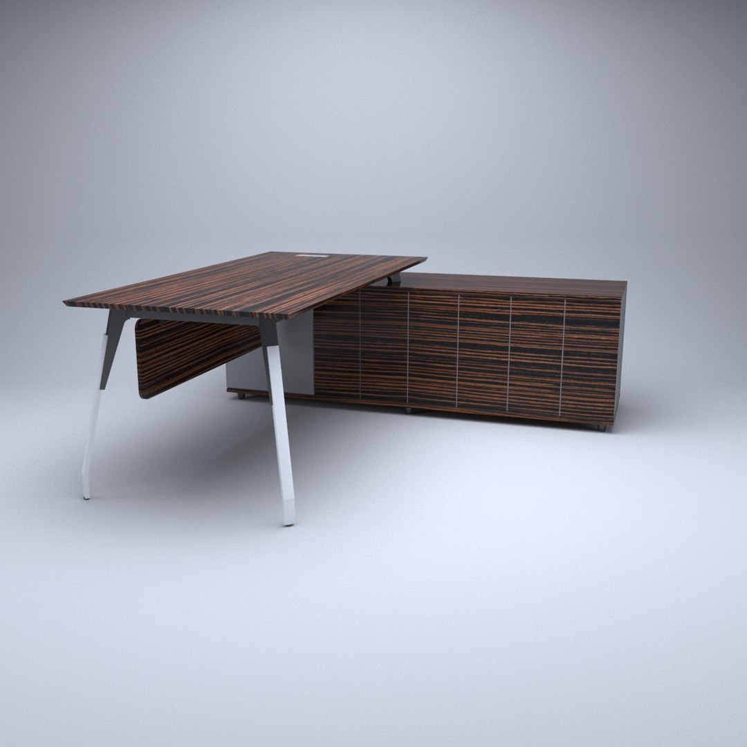 Executive Desk 3D - TurboSquid 1377143