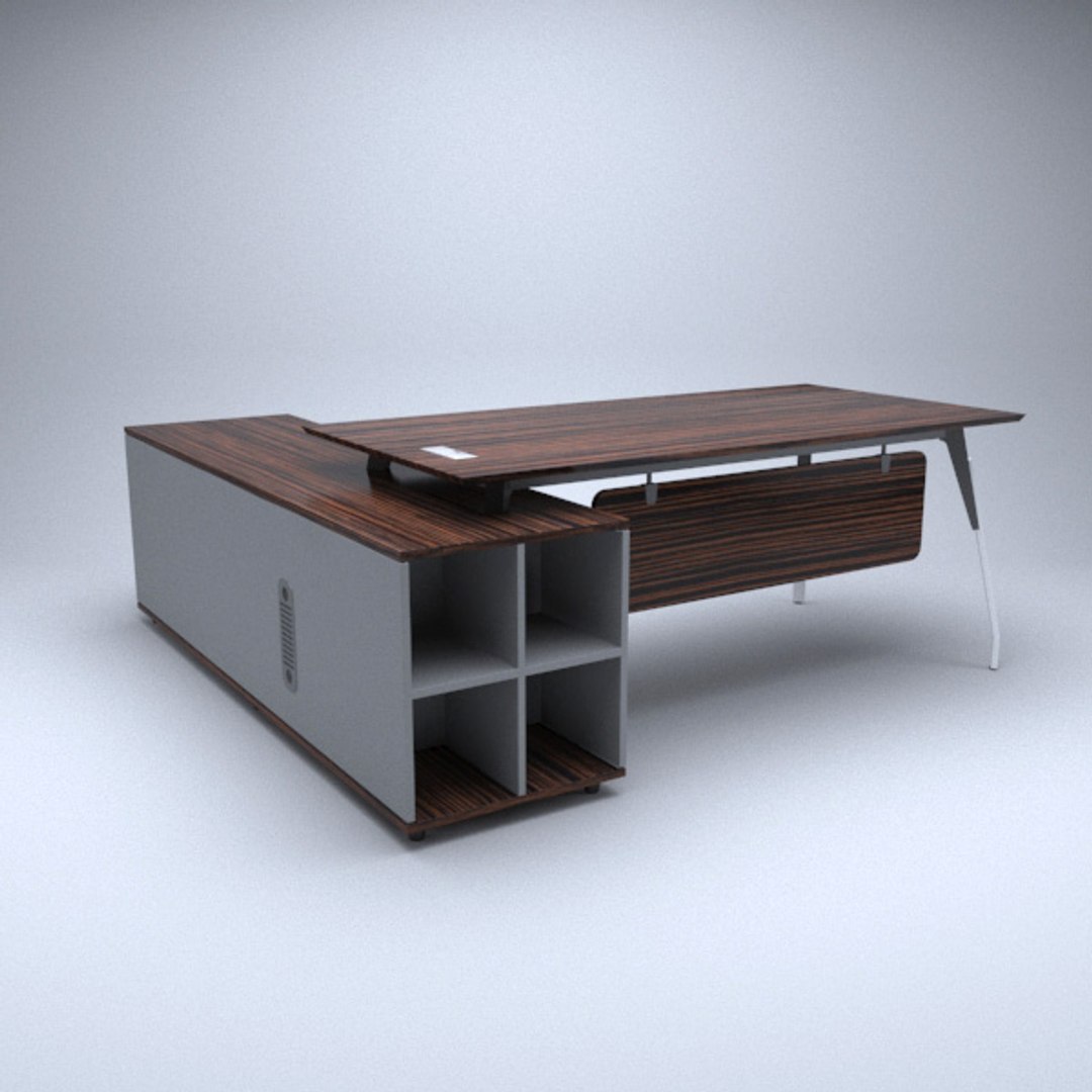 Executive Desk 3D - TurboSquid 1377143