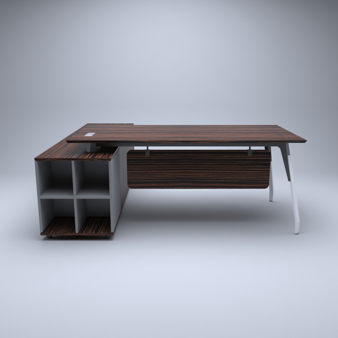 Executive Desk 3D - TurboSquid 1377143