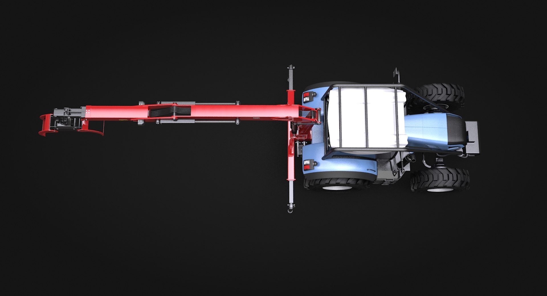 Forestry tractor 3D model - TurboSquid 1234329