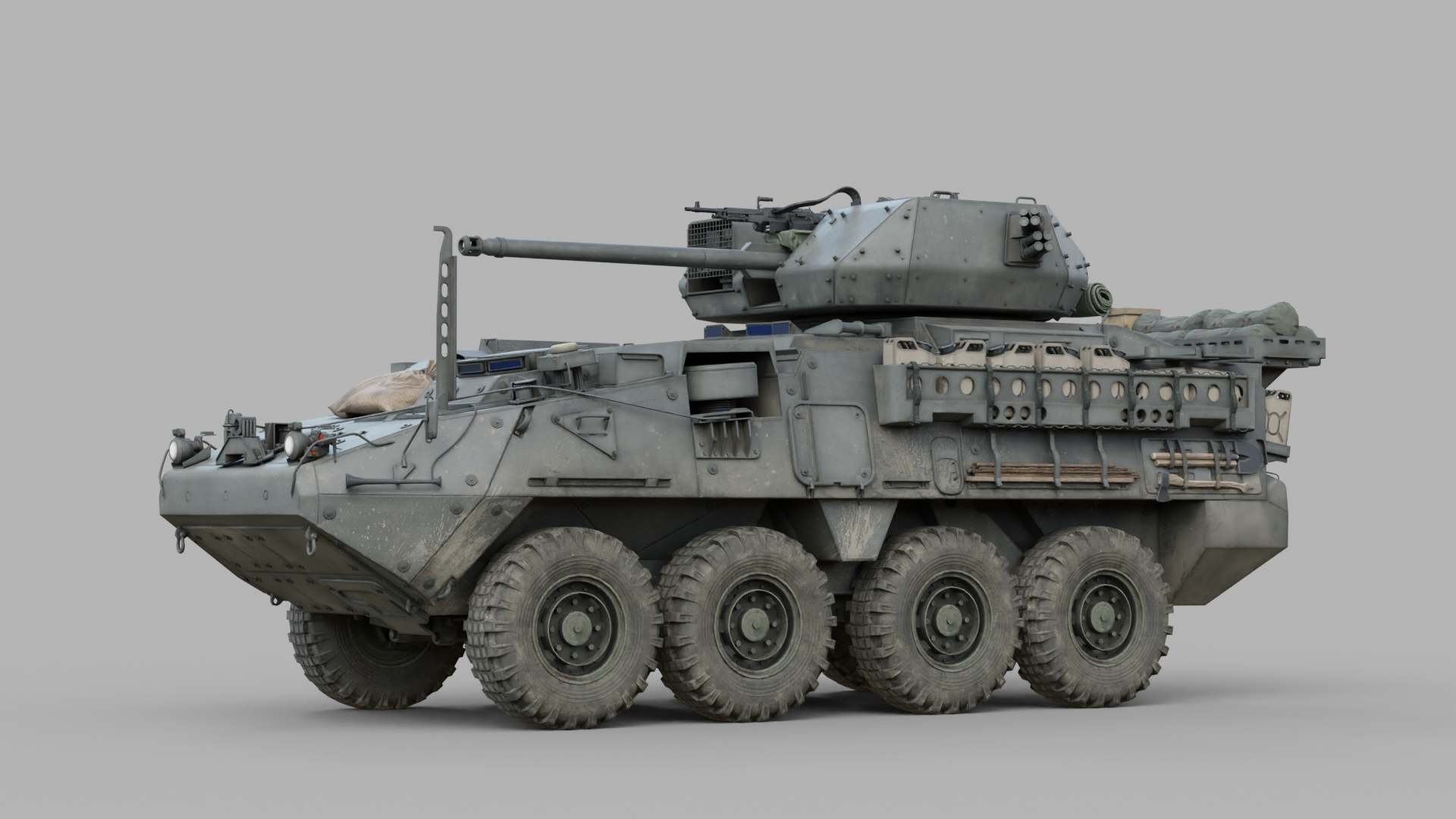3D Stryker M1296 Dragoon Armored Car With Interior Model - TurboSquid ...
