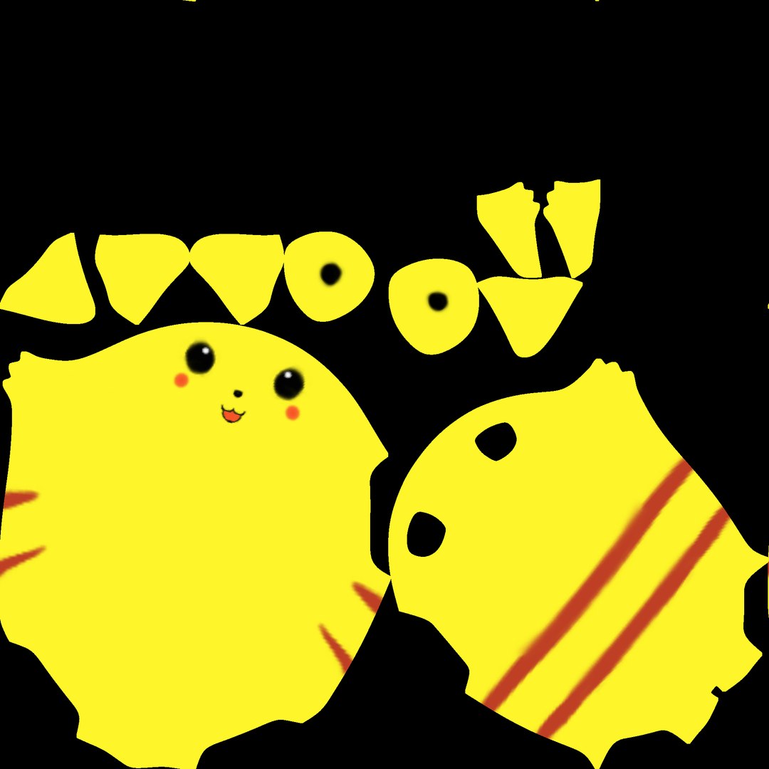 3D Flying Pikachu - TurboSquid 1384762