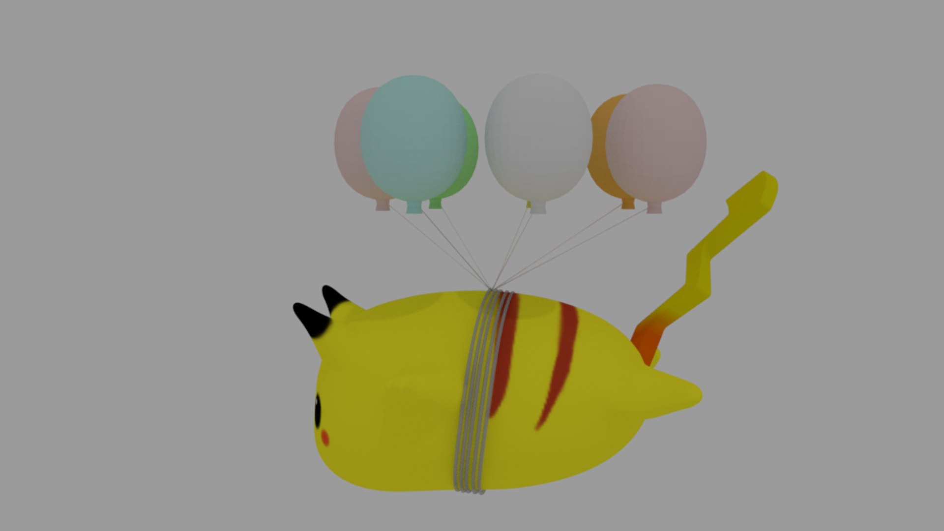 3D Flying Pikachu - TurboSquid 1384762