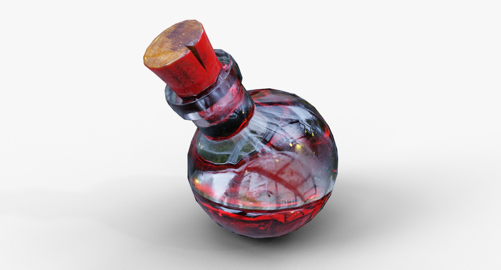 3D Red Potion - TurboSquid 1281327