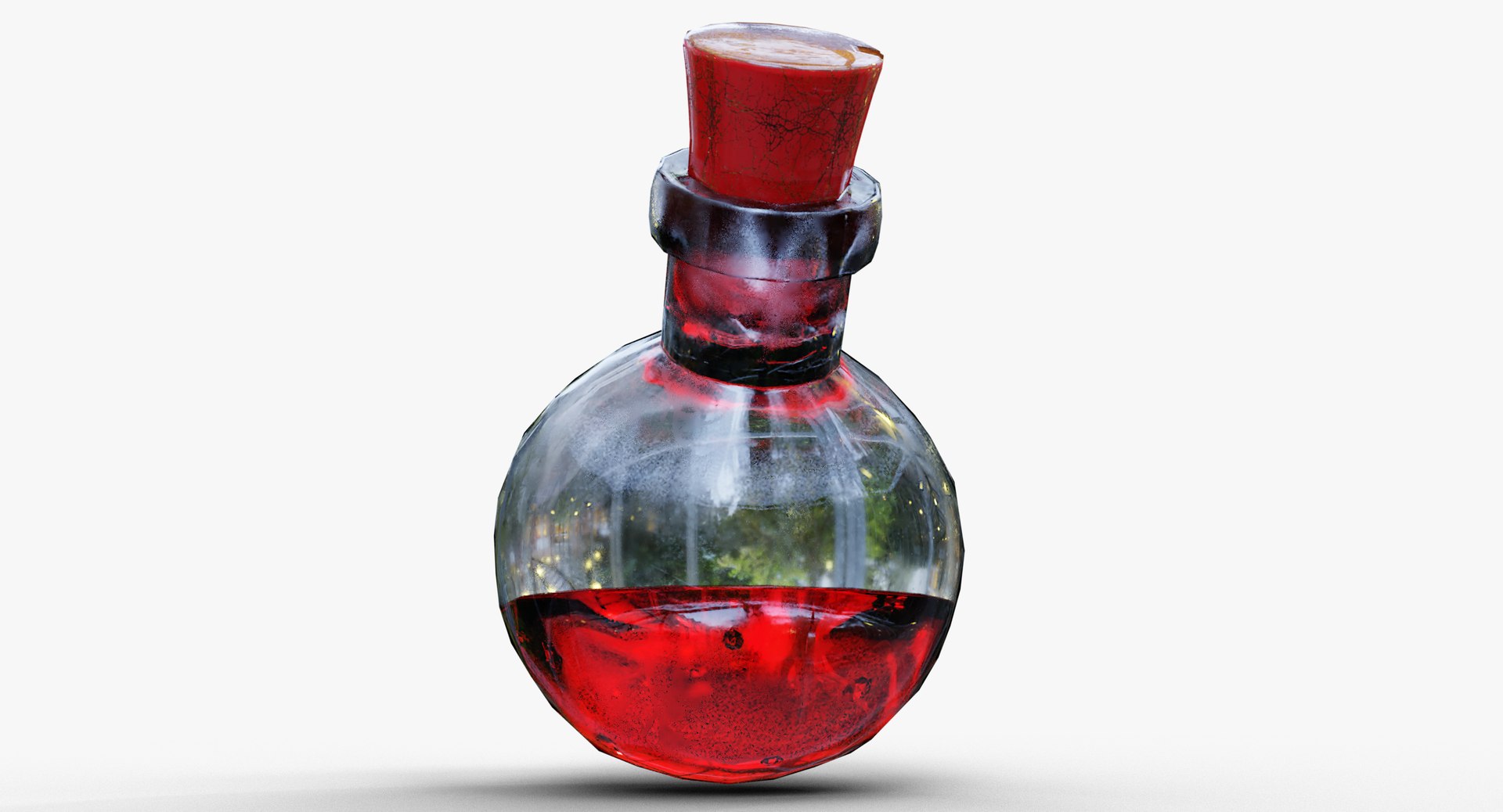 3D Red Potion - TurboSquid 1281327