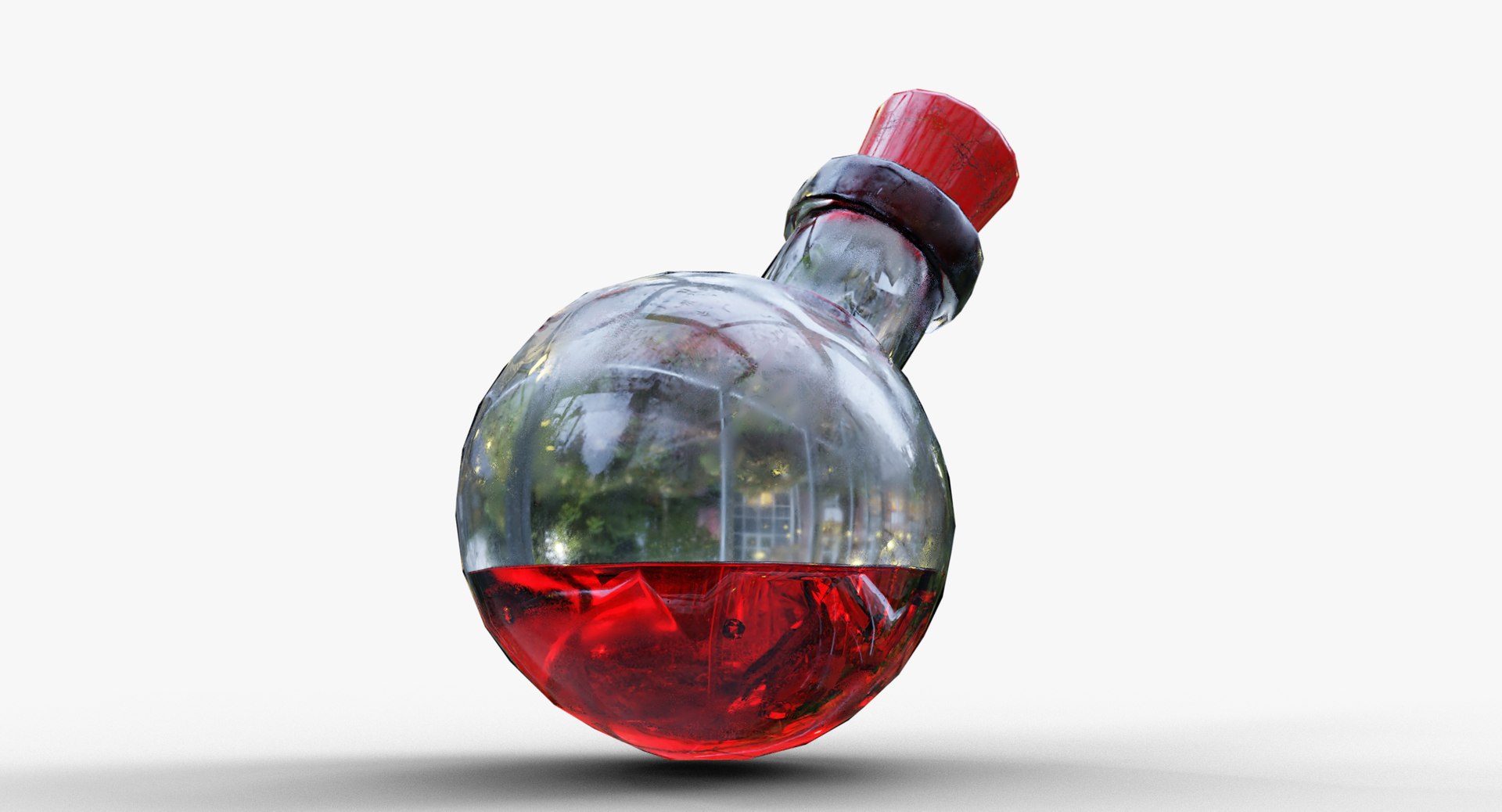 3D Red Potion - TurboSquid 1281327