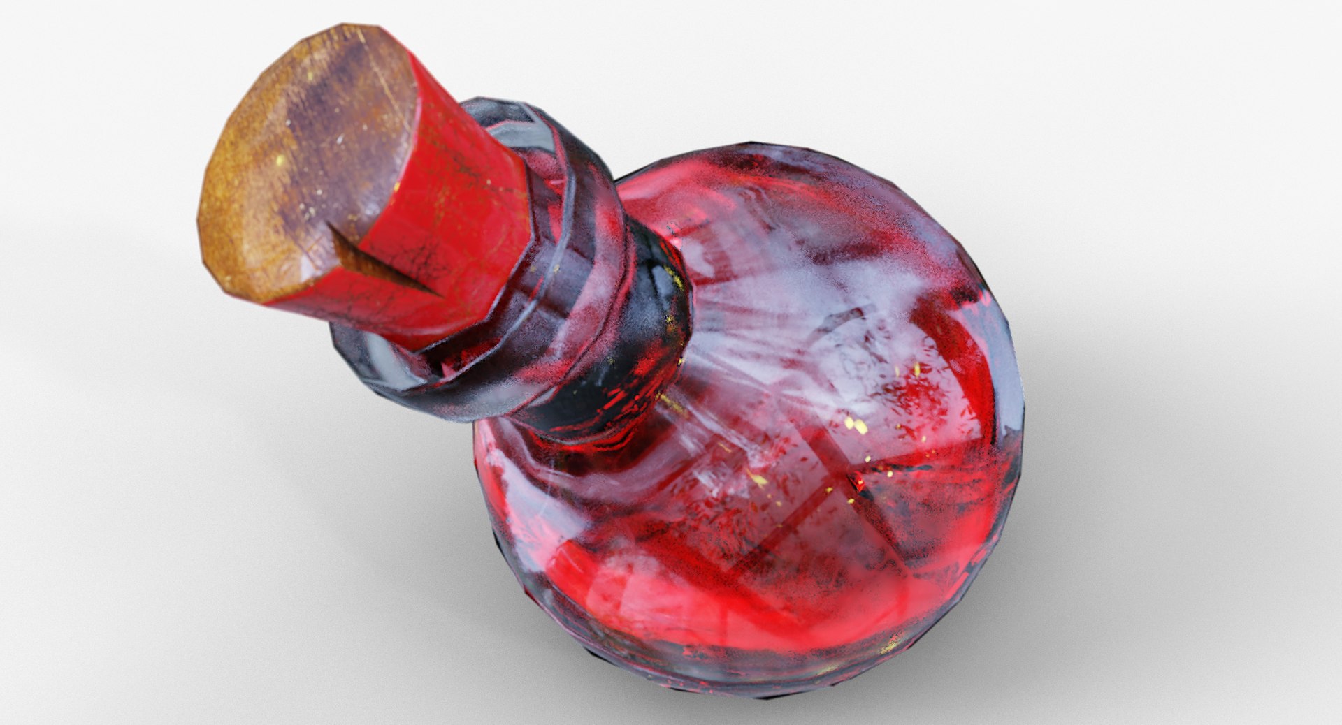3D Red Potion - TurboSquid 1281327